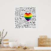 LGBT I Love You Poster | Zazzle