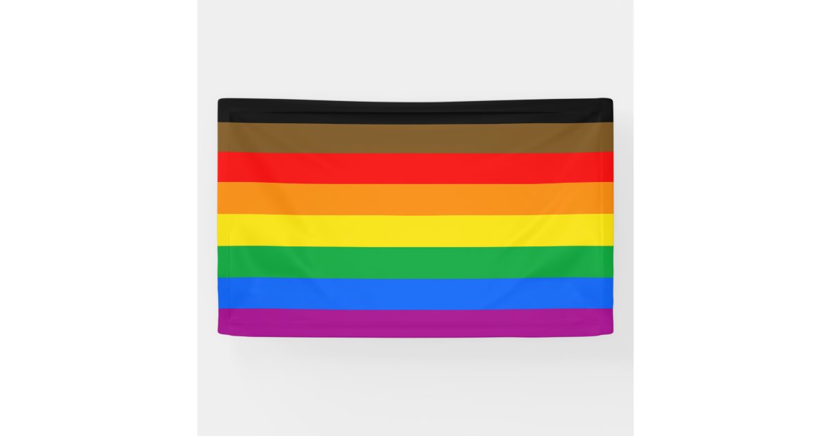 LGBT INCLUSIVE PRIDE (People of Color Pride) Banner | Zazzle
