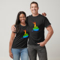 Lgbt Lgbtq Gay Lesbian Pride Fishing Lgbt Flag Rai T-Shirt | Zazzle