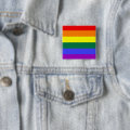 LGBT Pride Button (Square) | Zazzle