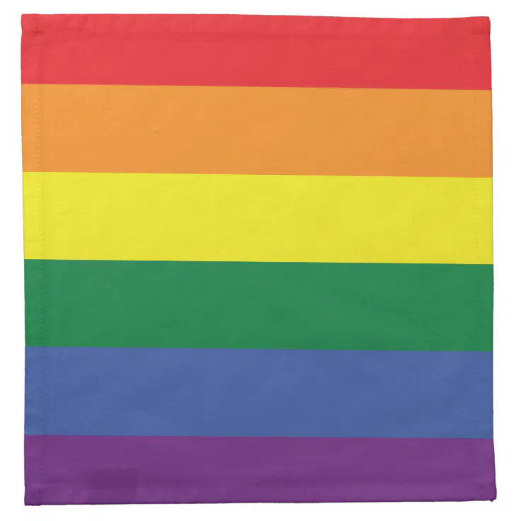 LGBT Pride Cloth Napkin | Zazzle