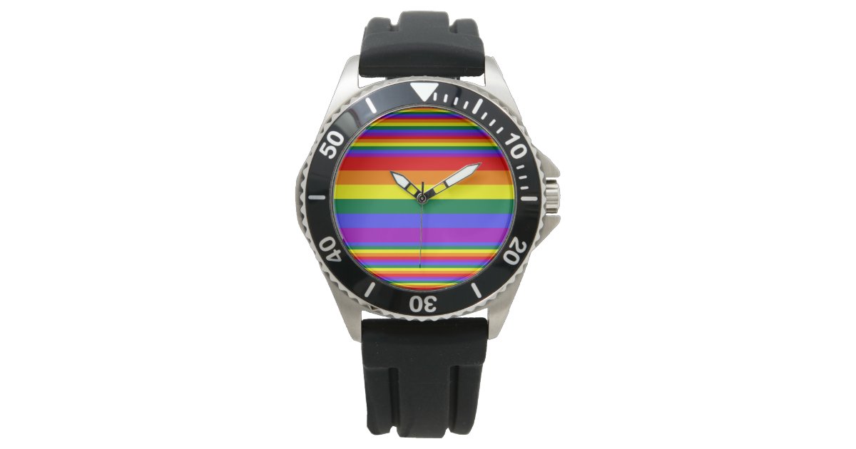 LGBT Pride Colors Watch | Zazzle