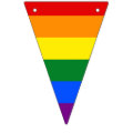 LGBT pride flag banner Bunting Flags | Zazzle