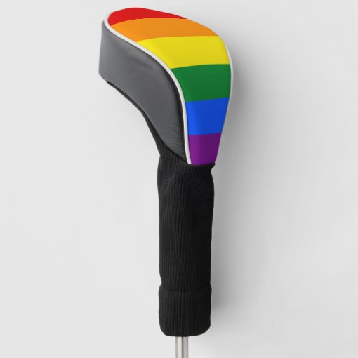 LGBT pride flag Golf Head Cover | Zazzle