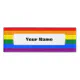 LGBT pride flag Name Tag | Zazzle