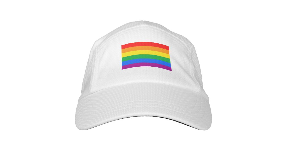 LGBT Pride Flag / Rainbow Flag Hat | Zazzle