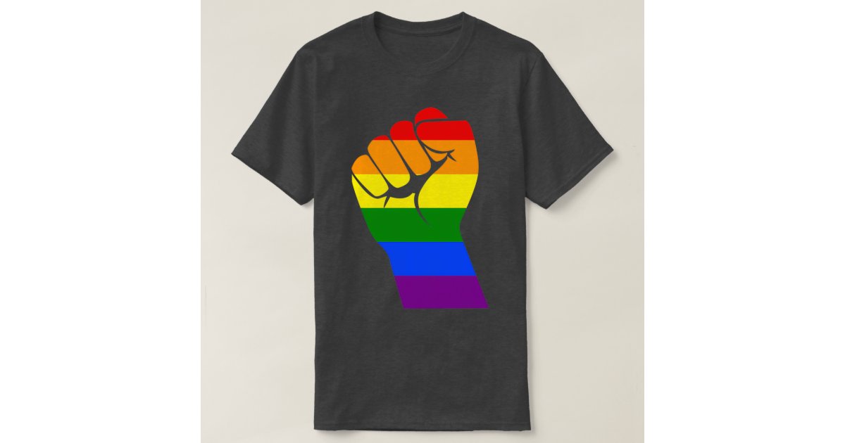 LGBT Pride Month Gifts 2020 Stand With LGBT T-Shirt | Zazzle