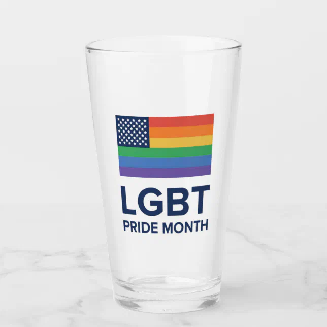 LGBT Pride Month | United States Glass | Zazzle