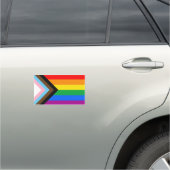 LGBT PRIDE (Progress Pride) Car Magnet | Zazzle