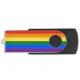 LGBT Pride Rainbow Customizable USB Flash Drive | Zazzle