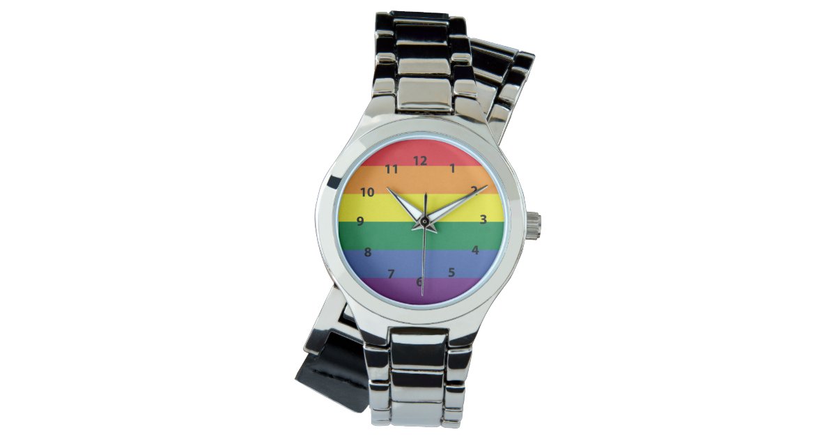 LGBT Pride Watches (Numbers) | Zazzle