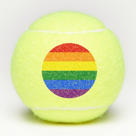 LGBT Rainbow flag Tennis Balls | Zazzle.com