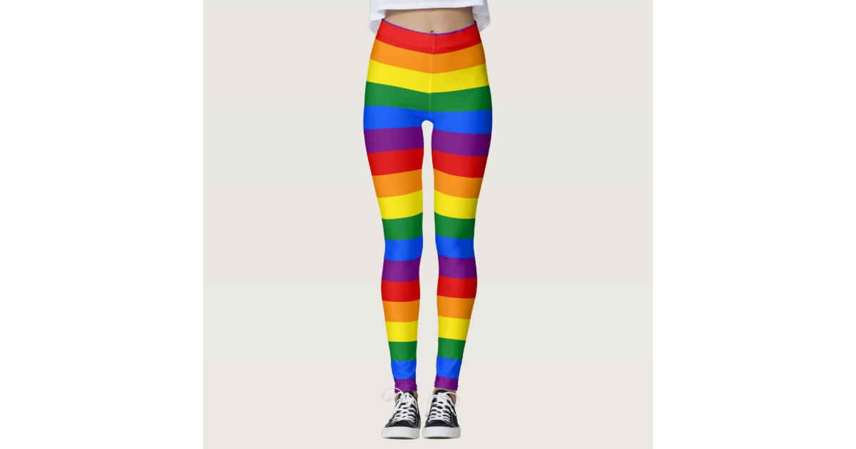 Lgbt Rainbow Gay Pride Flag Leggings