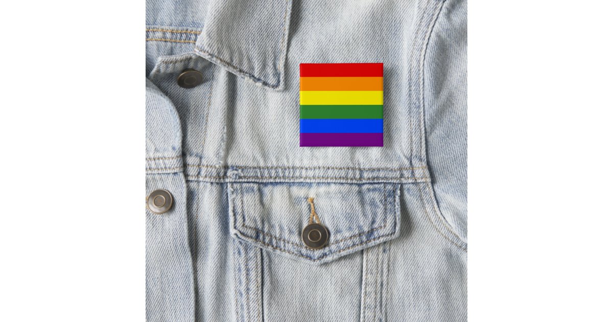 LGBT Rainbow Pride Flag Button | Zazzle