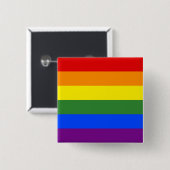 LGBT Rainbow Pride Flag Button | Zazzle