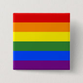 LGBT Rainbow Pride Flag Button | Zazzle