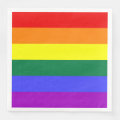 LGBT Rainbow Pride Flag Standard Dinner Napkin | Zazzle