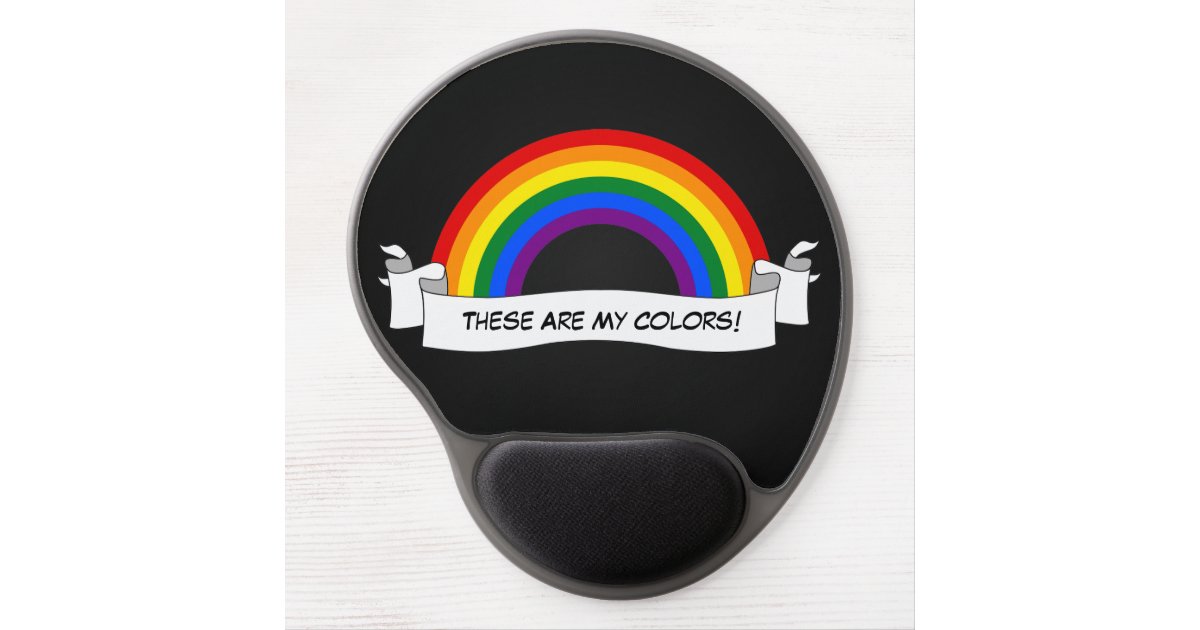 LGBT rainbow pride Mousepad | Zazzle
