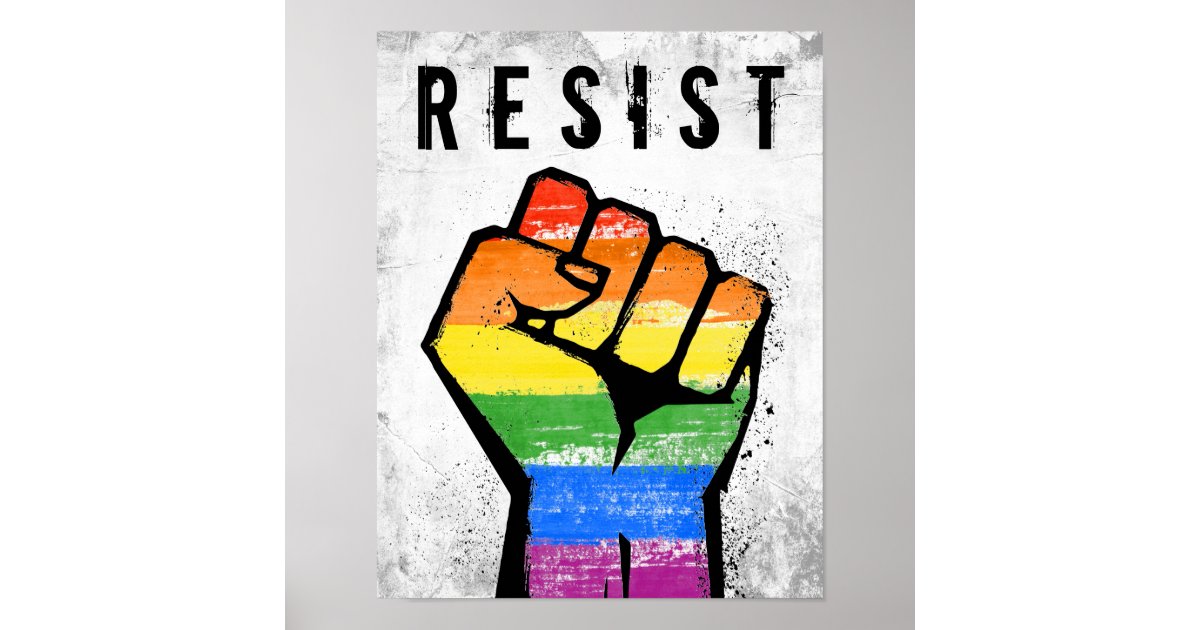 LGBT Resistance Poster | Zazzle