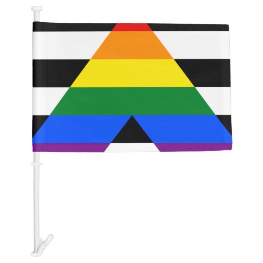 LGBT straight ally flag | Zazzle.com