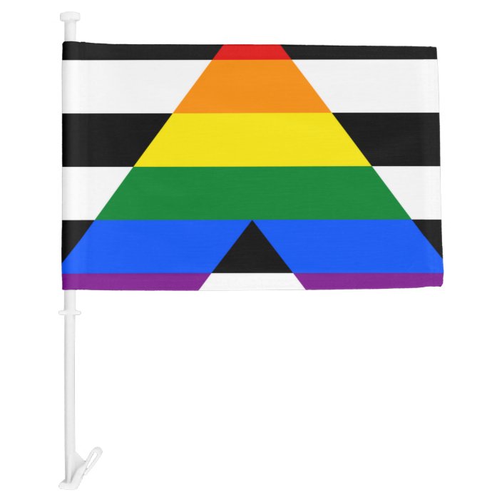 LGBT straight ally flag | Zazzle.com