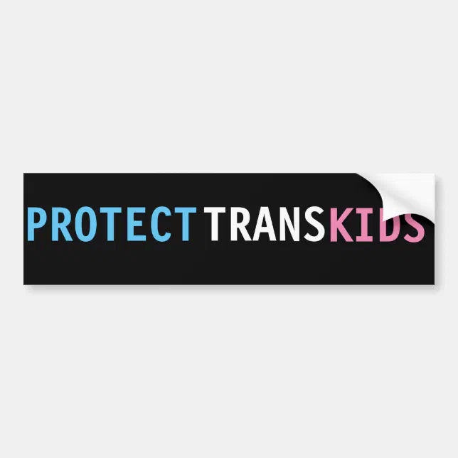 LGBT Trans Rights Bumper Sticker | Zazzle