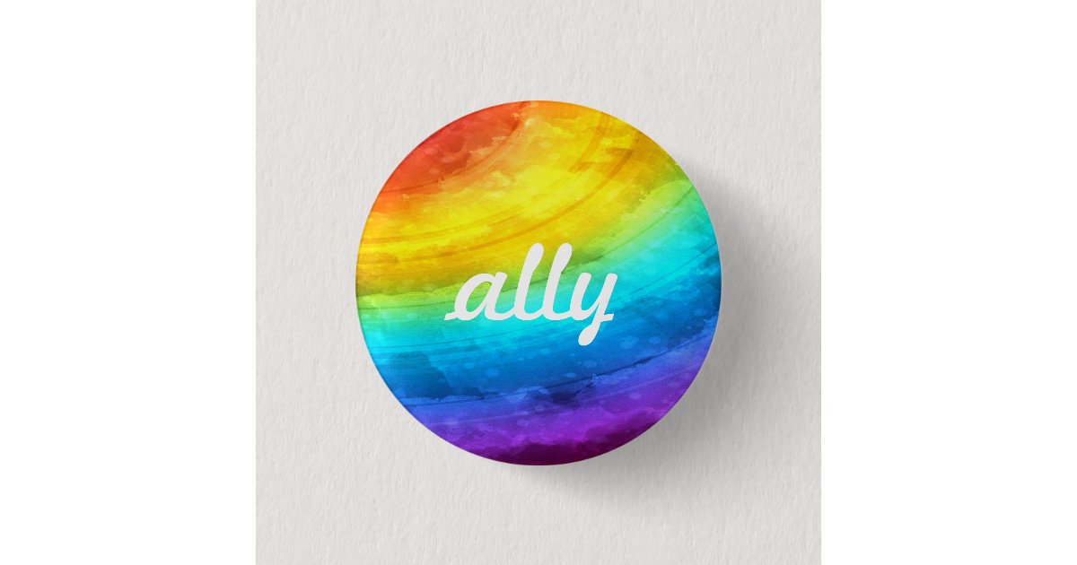 LGBTQ+ Ally Button | Zazzle