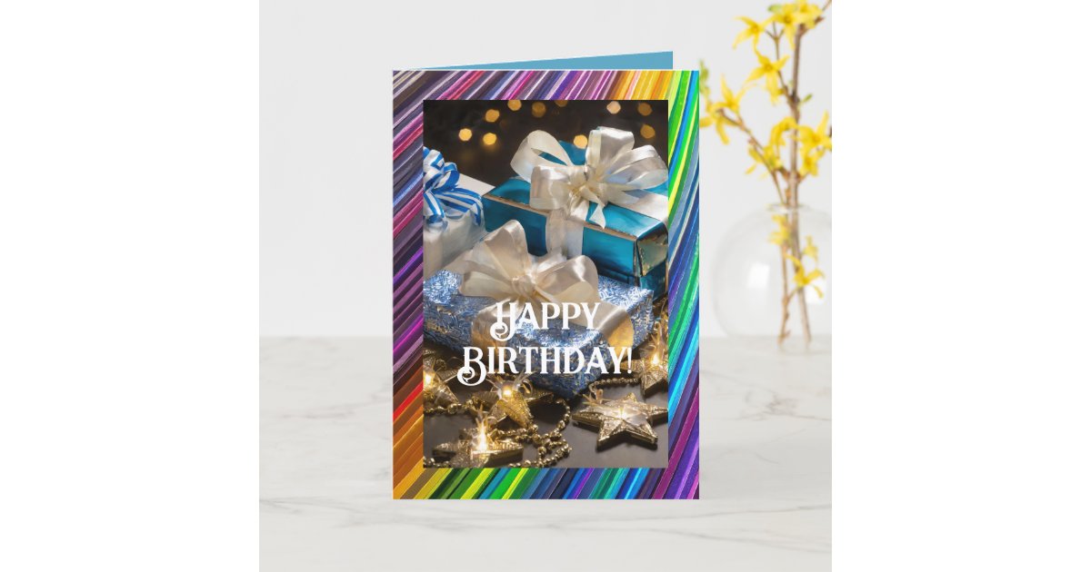LGBTQ Birthday Card, 5" x 7" Folded Greeting Card | Zazzle