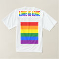 LGBTQ Equality Love LGBT Rainbow Flag Gay Pride Men's Football Jersey ...