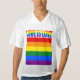 LGBTQ Equality Love LGBT Rainbow Flag Gay Pride Men's Football Jersey ...
