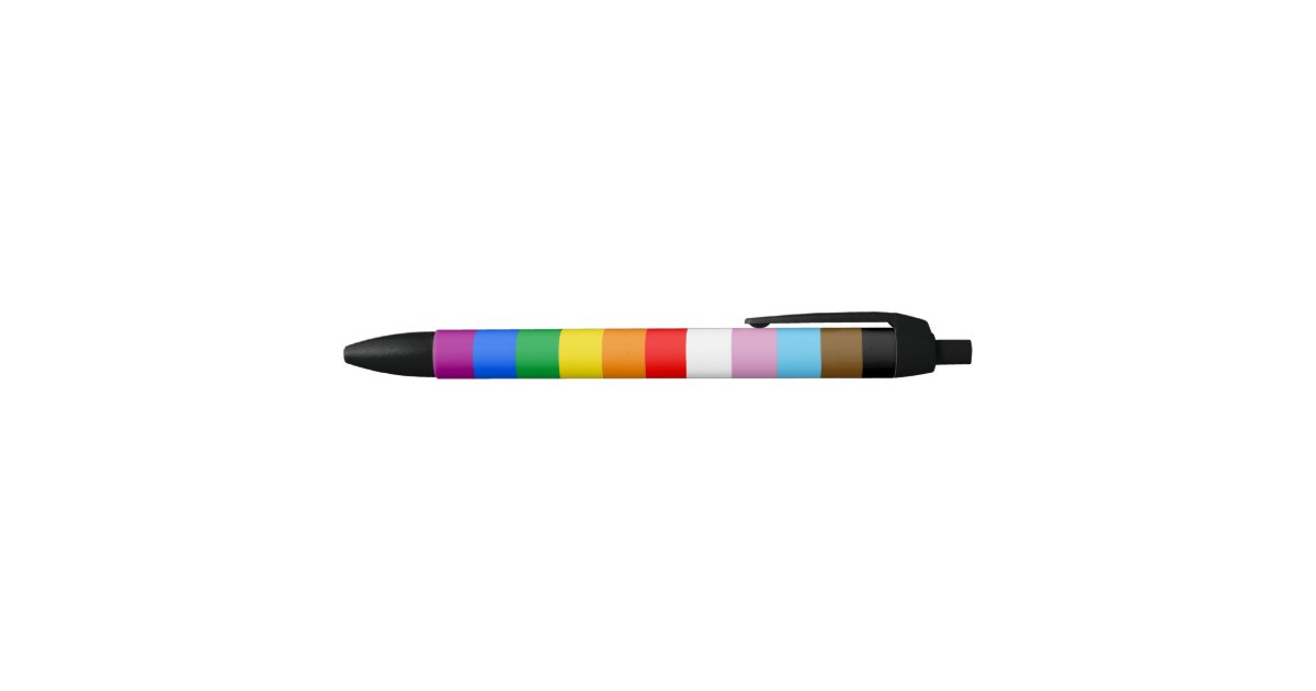 LGBTQ+ INCLUSIVE PRIDE FLAG PEN | Zazzle