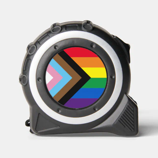 Lgbtq Inclusive rainbow diversity gay pride flag Tape Measure | Zazzle