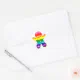 LGBTQ Pride Rainbow Gingerbread Christmas Cookie Classic Round Sticker ...