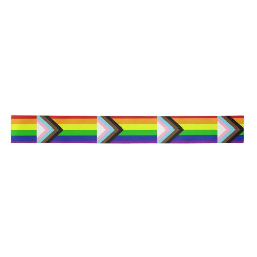 LGBTQ+ Pride Satin Ribbon | Zazzle