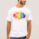 LGBTQ Pride Splash Watercolor Rainbow Shirt | Zazzle