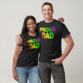 Lgbtq Proud Dad Gay Pride Lgbt Ally Rainbow Father T-Shirt | Zazzle