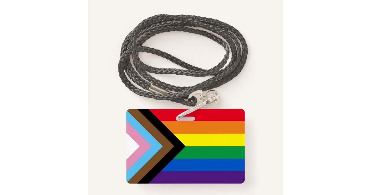 Lgbtq rainbow inclusive diversity gay pride flag badge | Zazzle