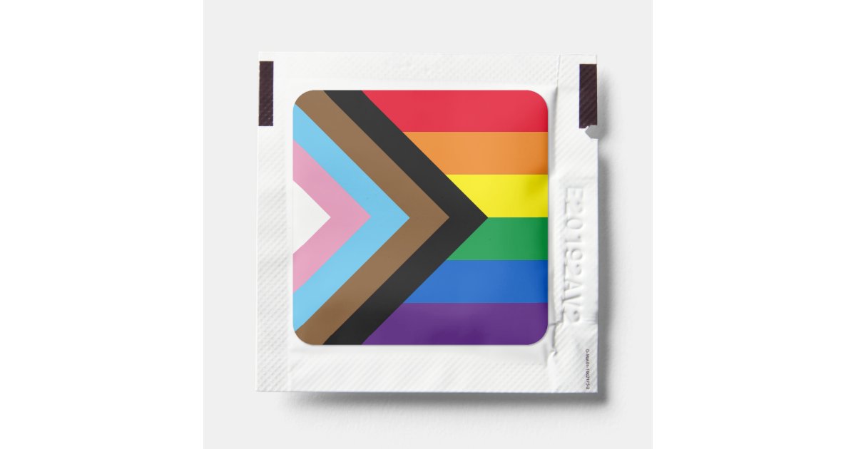 Lgbtq rainbow inclusive diversity gay pride flag hand sanitizer packet ...