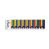 Lgbtq rainbow inclusive diversity gay pride flag minx nail art | Zazzle