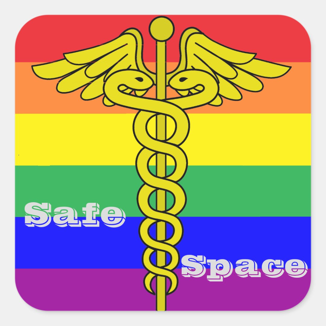 LGBTQ Safe Space Sticker | Zazzle