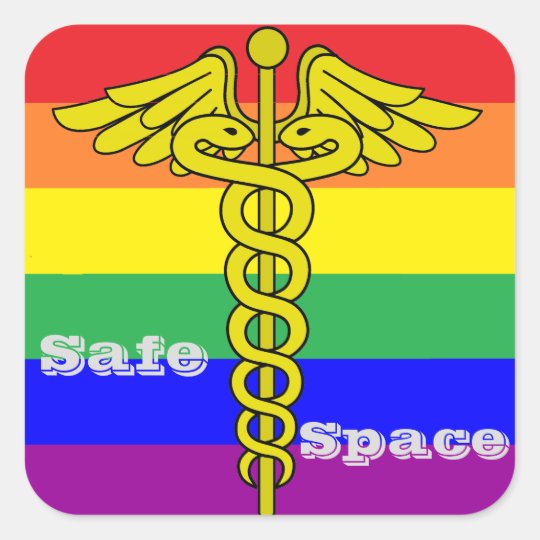 LGBTQ Safe Space Sticker | Zazzle.com