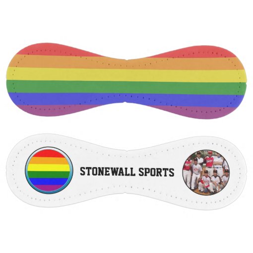 LGBTQ Team Photo and Logo Rainbow Softball | Zazzle