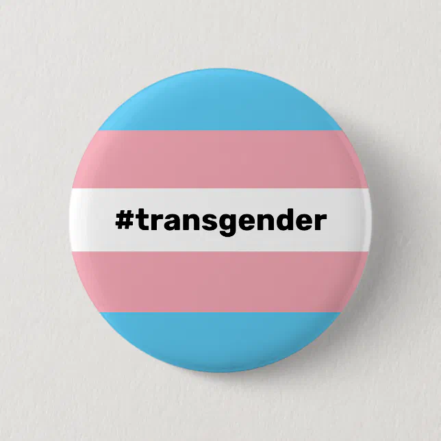 LGBTQI+ Transgender Pride Flag Button | Zazzle