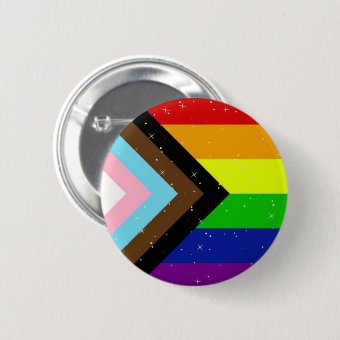 LGBTQIA+ Pride Badge Button | Zazzle