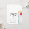 Libations and Fare Dinner Party Invitation | Zazzle