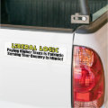 Liberal Logic: Idiotic! Bumper Sticker | Zazzle