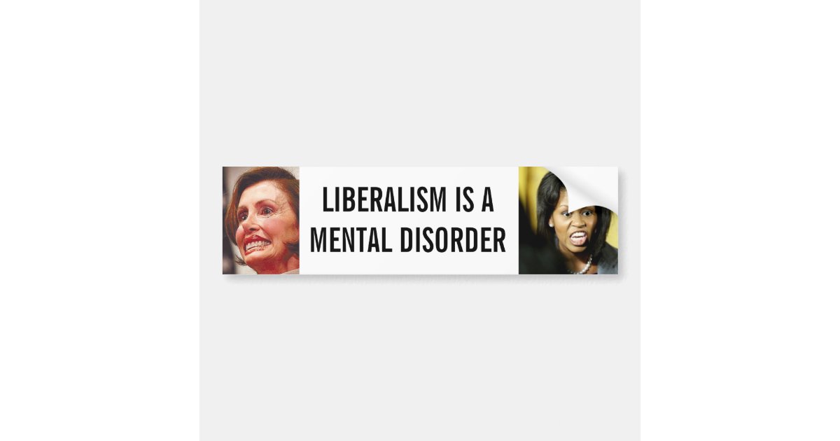 Liberalism Bumper Sticker | Zazzle