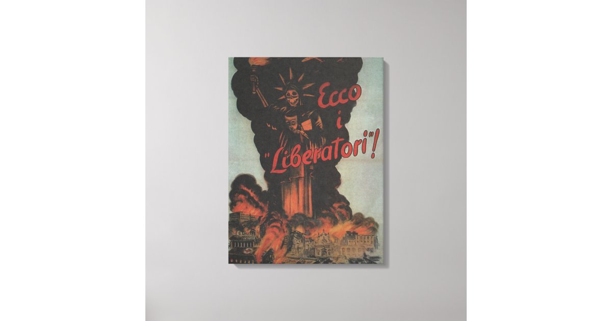 liberators Propaganda Poster Canvas Print | Zazzle