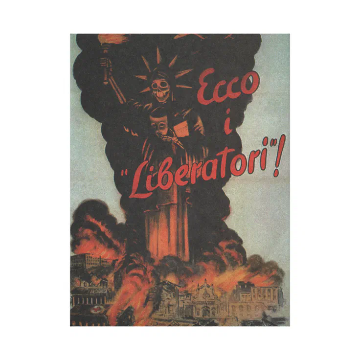 liberators Propaganda Poster Canvas Print | Zazzle