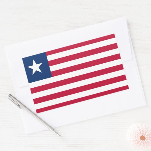 Liberia* Flag Sticker | Zazzle